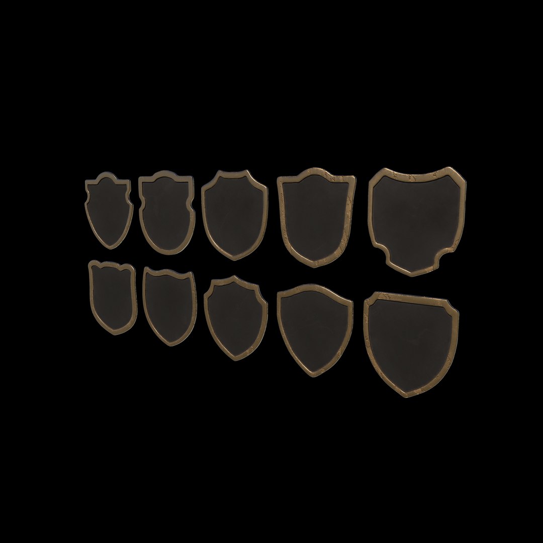 3D Model Badge Patche 03 3D Model - TurboSquid 2404383