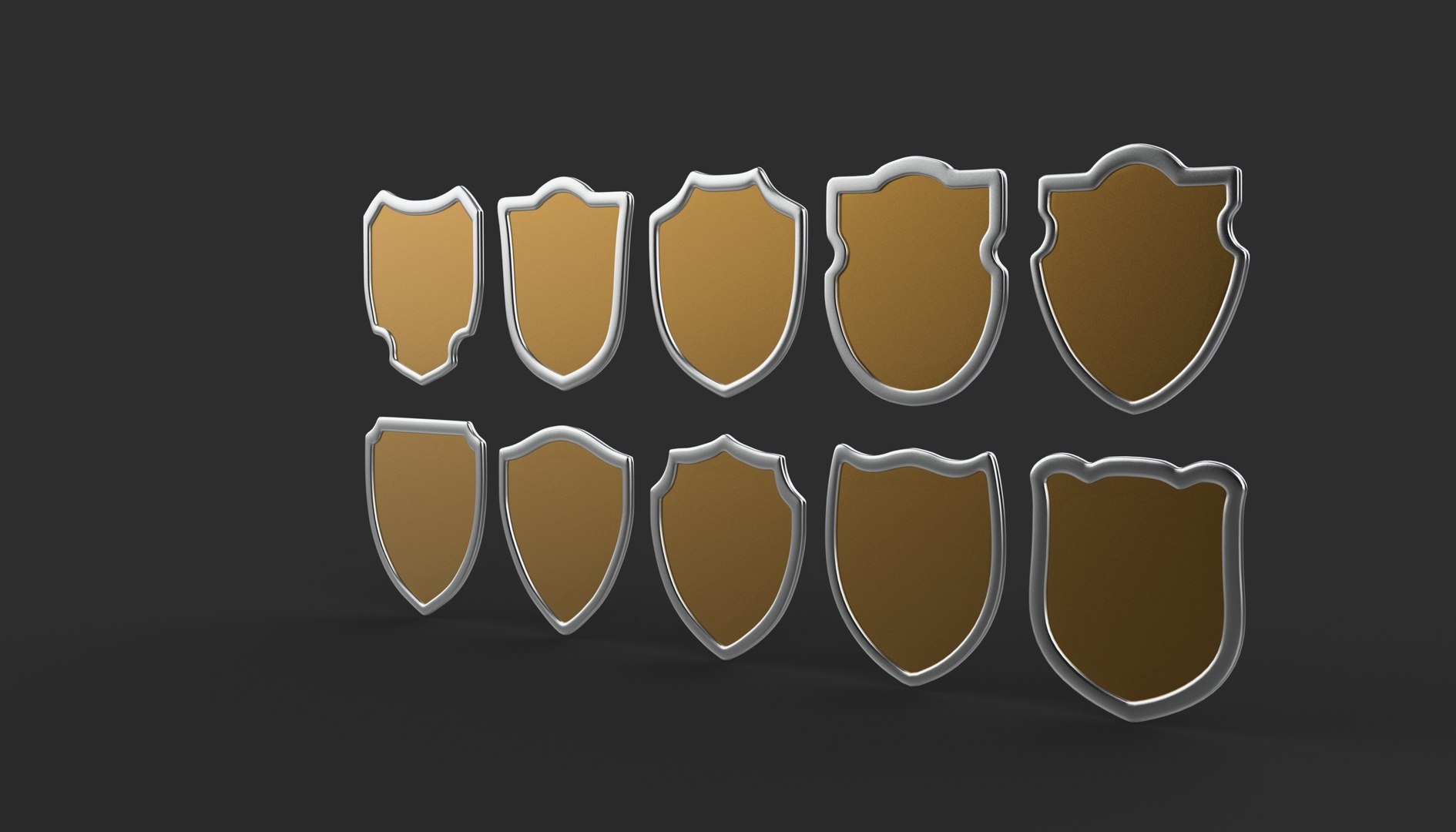 3D Model Badge Patche 03 3D Model - TurboSquid 2404383