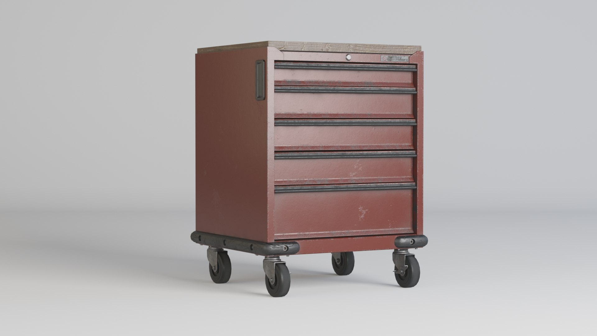 5 Drawer Modular Tool Storage Cabinet 5 PBR 3D Model - TurboSquid 1998415