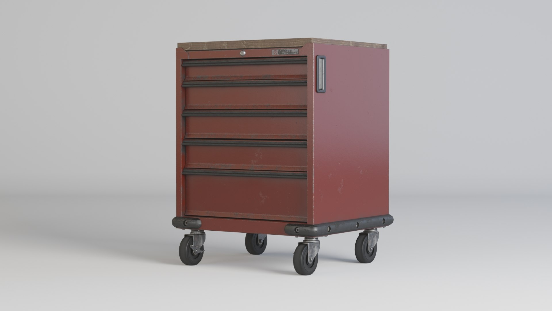 5 Drawer Modular Tool Storage Cabinet 5 PBR 3D Model - TurboSquid 1998415