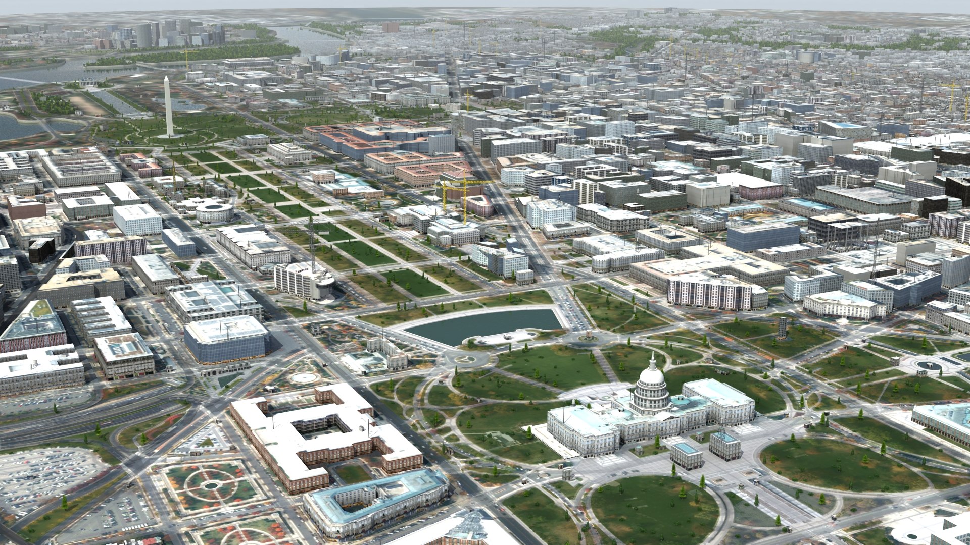 Washington DC 3D model - TurboSquid 2095983