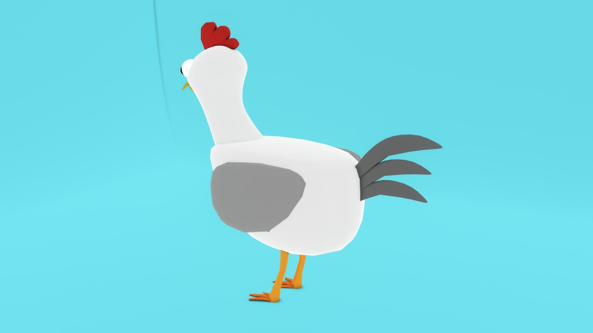 3D Chicken - TurboSquid 2053209