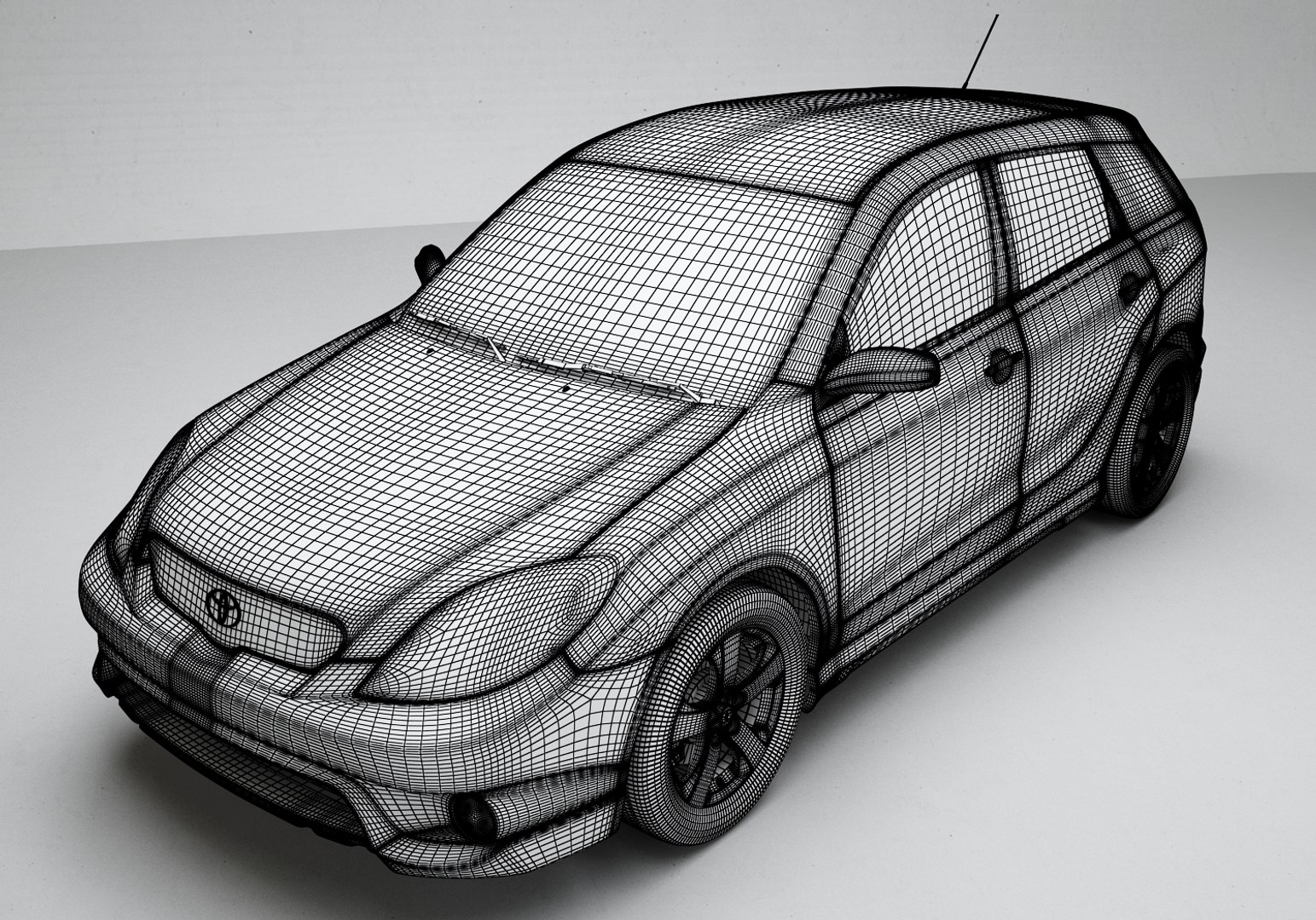 3D Toyota Matrix - TurboSquid 1587028