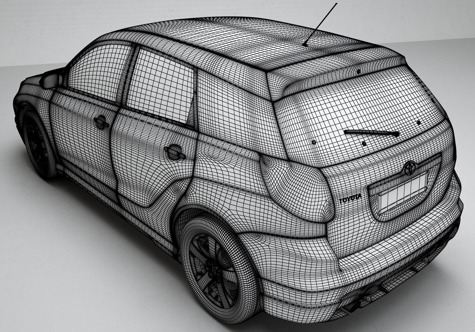 3D Toyota Matrix - TurboSquid 1587028