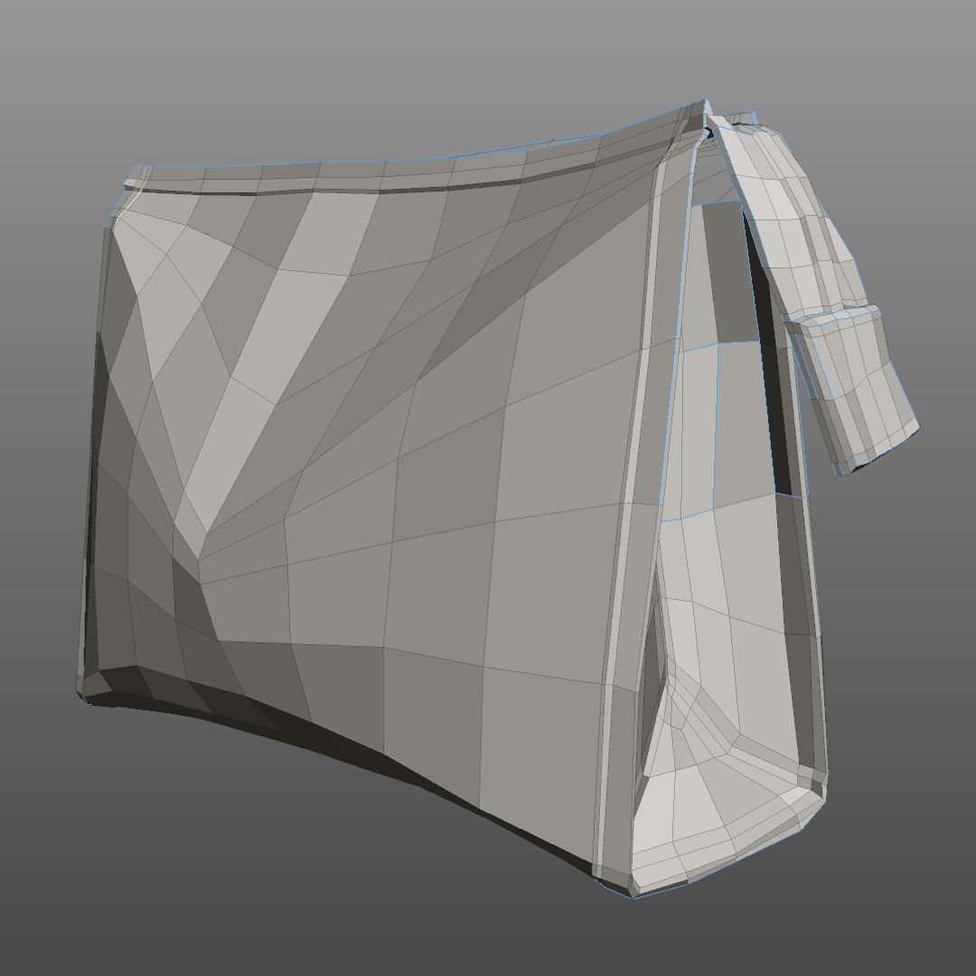 3d Toilet Bag Wash Model
