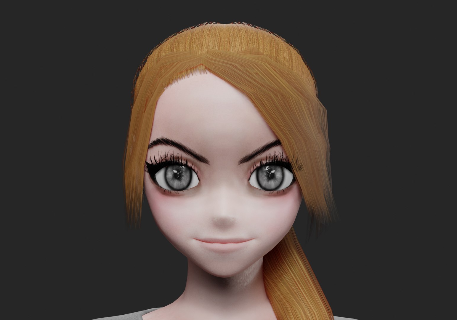 3D Pretty Anime Girl V30963 - TurboSquid 2272569