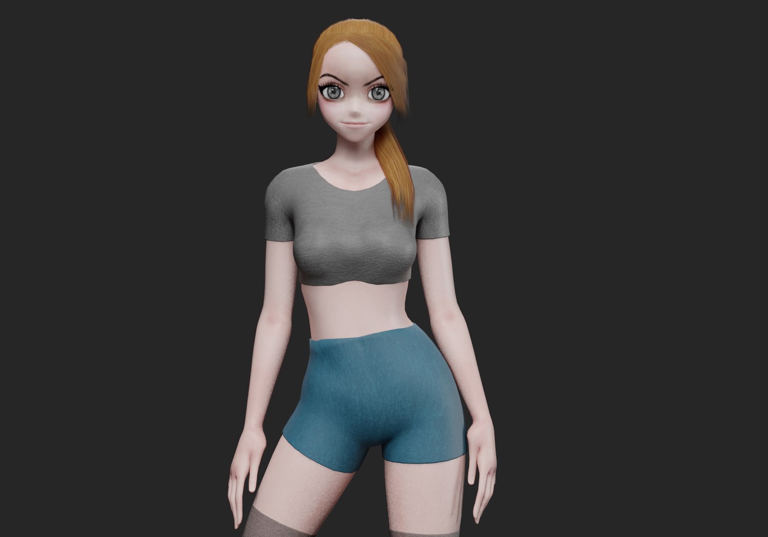 3D Pretty Anime Girl V30963 - TurboSquid 2272569
