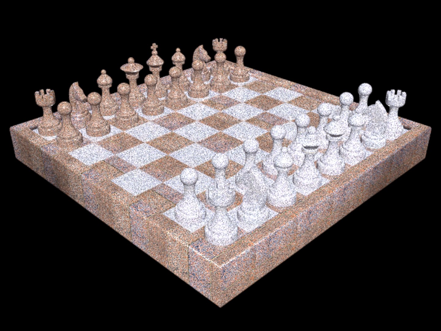 Free Chess Set 3D - TurboSquid 1211055