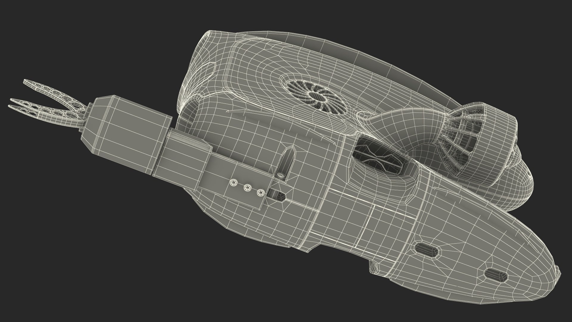 3D Underwater ROV with Gripper Hand - TurboSquid 2063007