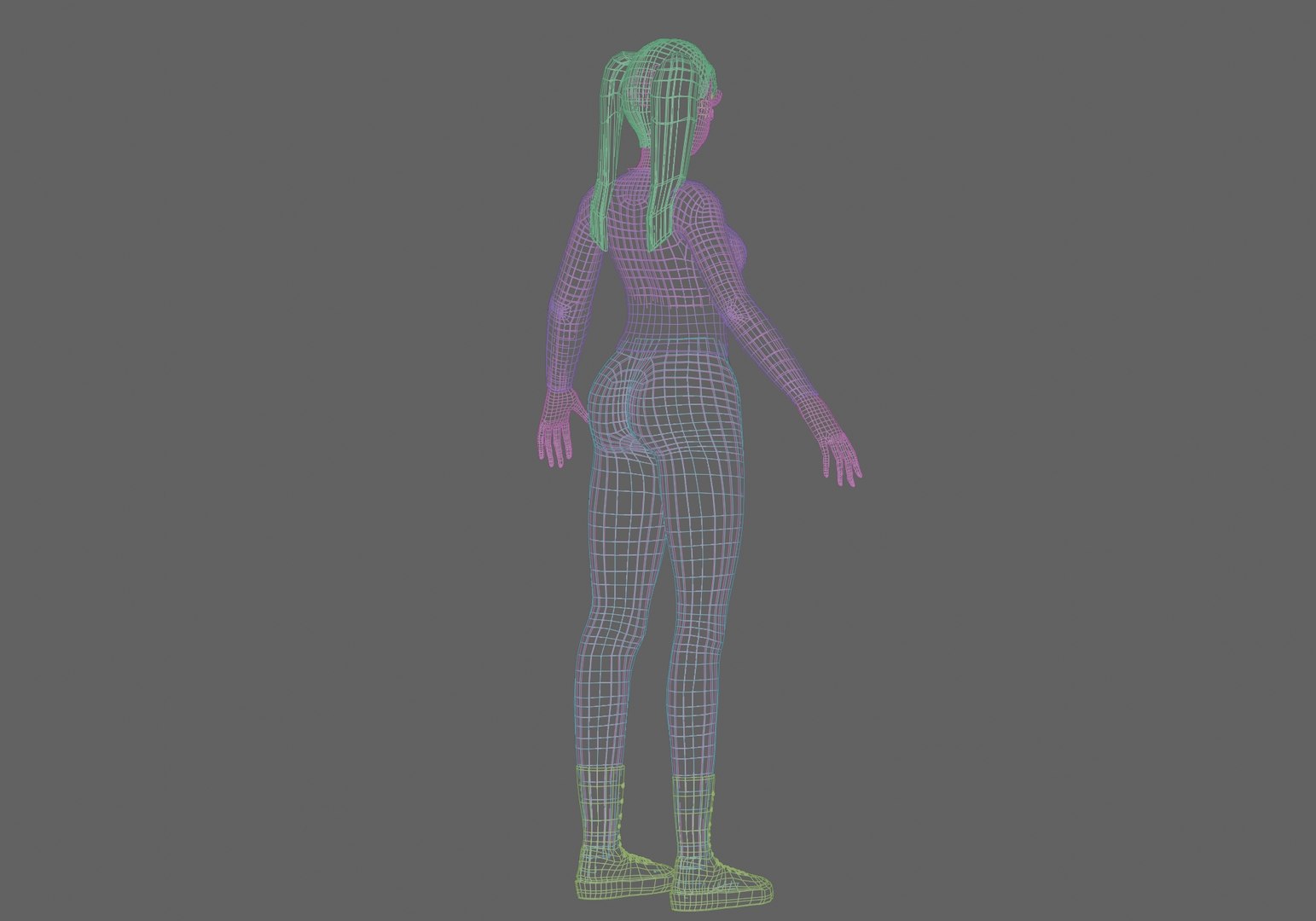 Anime Young Girl V27342 Model - TurboSquid 2271006