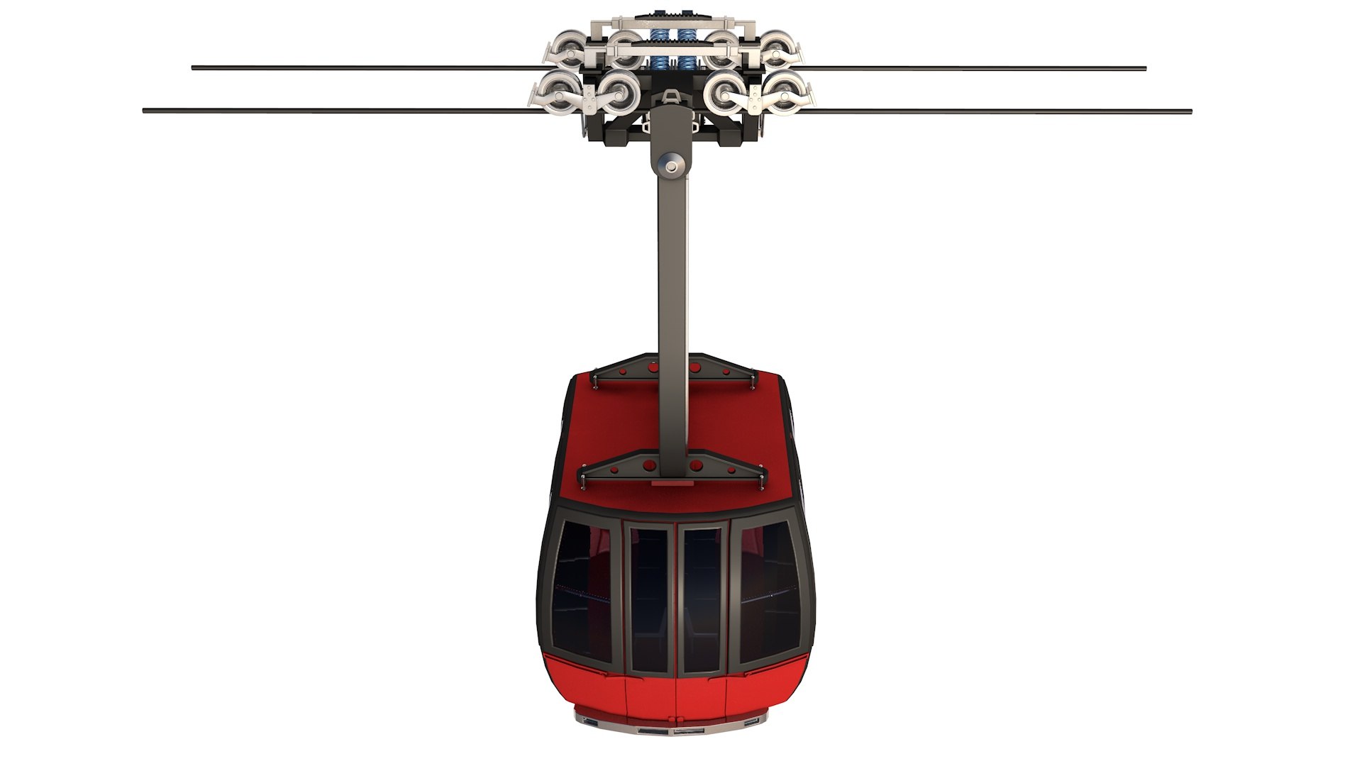 3D Cableway Cabin Model - TurboSquid 1877259