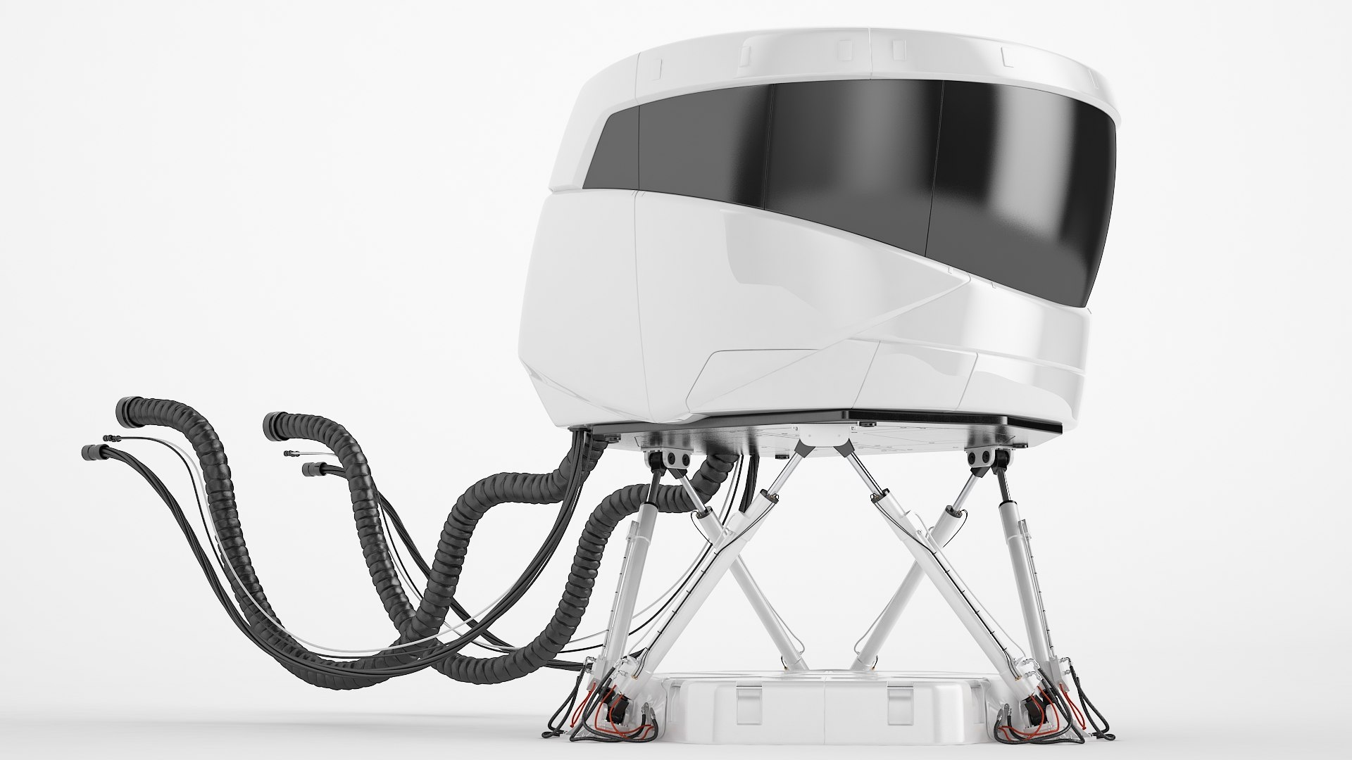 3D Airplane Simulator Machine 03 - TurboSquid 2013409