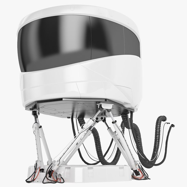 Airplane simulator machine 3D model - TurboSquid 1447254