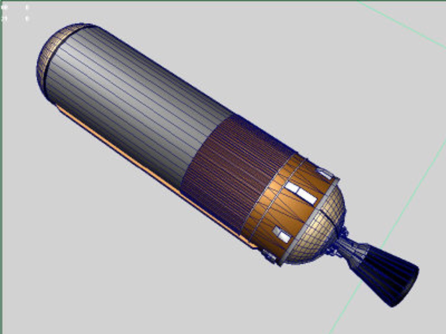 3d model ares 1 rocket