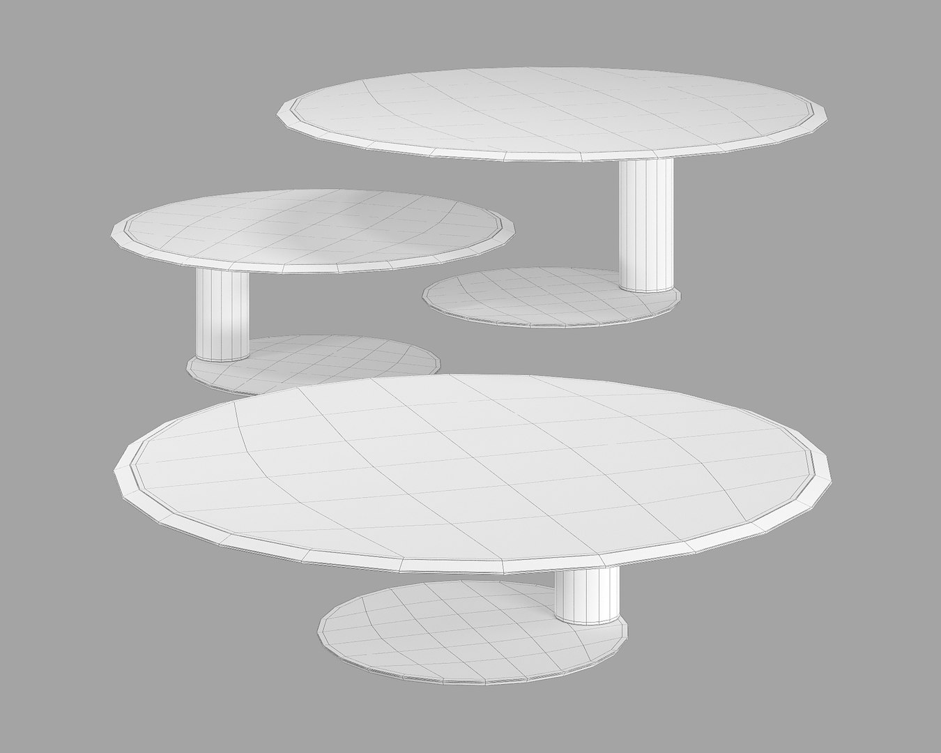 Gallotti And Radice Oto Mini Set 3 3D Model - TurboSquid 2247596