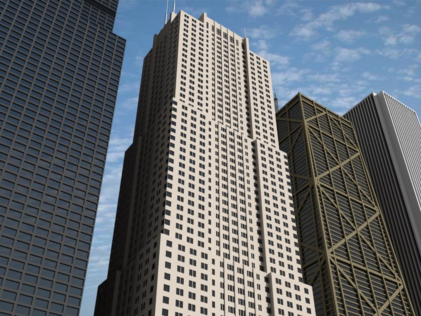 chicago skyscrapers vol 3 3d max