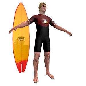 3D Surfer Models - Browse & Download Formats - TurboSquid