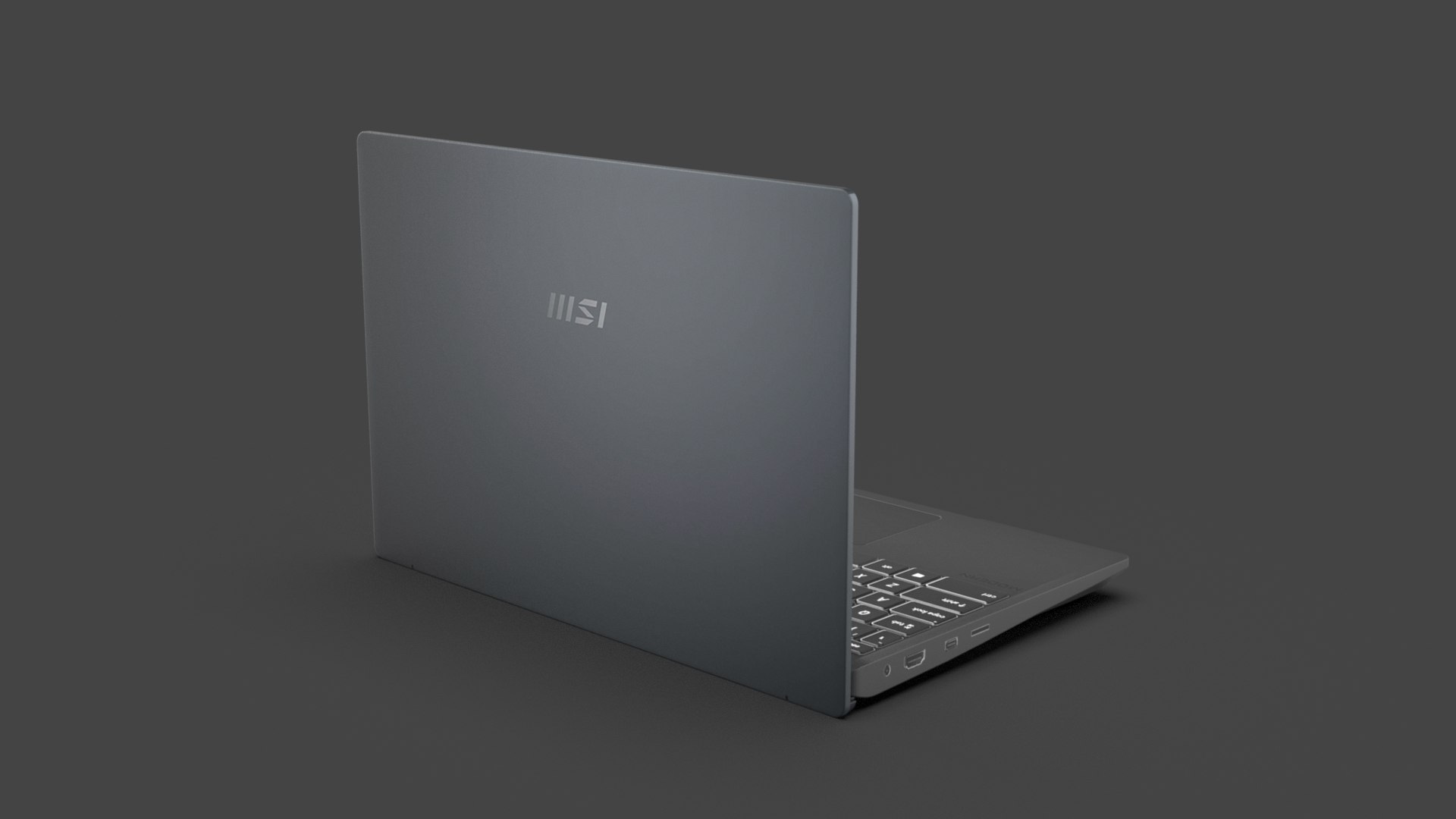 3D Gaming Laptop MSI 3D model model - TurboSquid 2168660