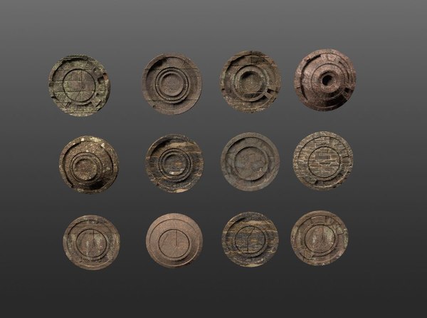 3D 3D ancient stand base KITBASH VR AR low-poly 3d model model ...