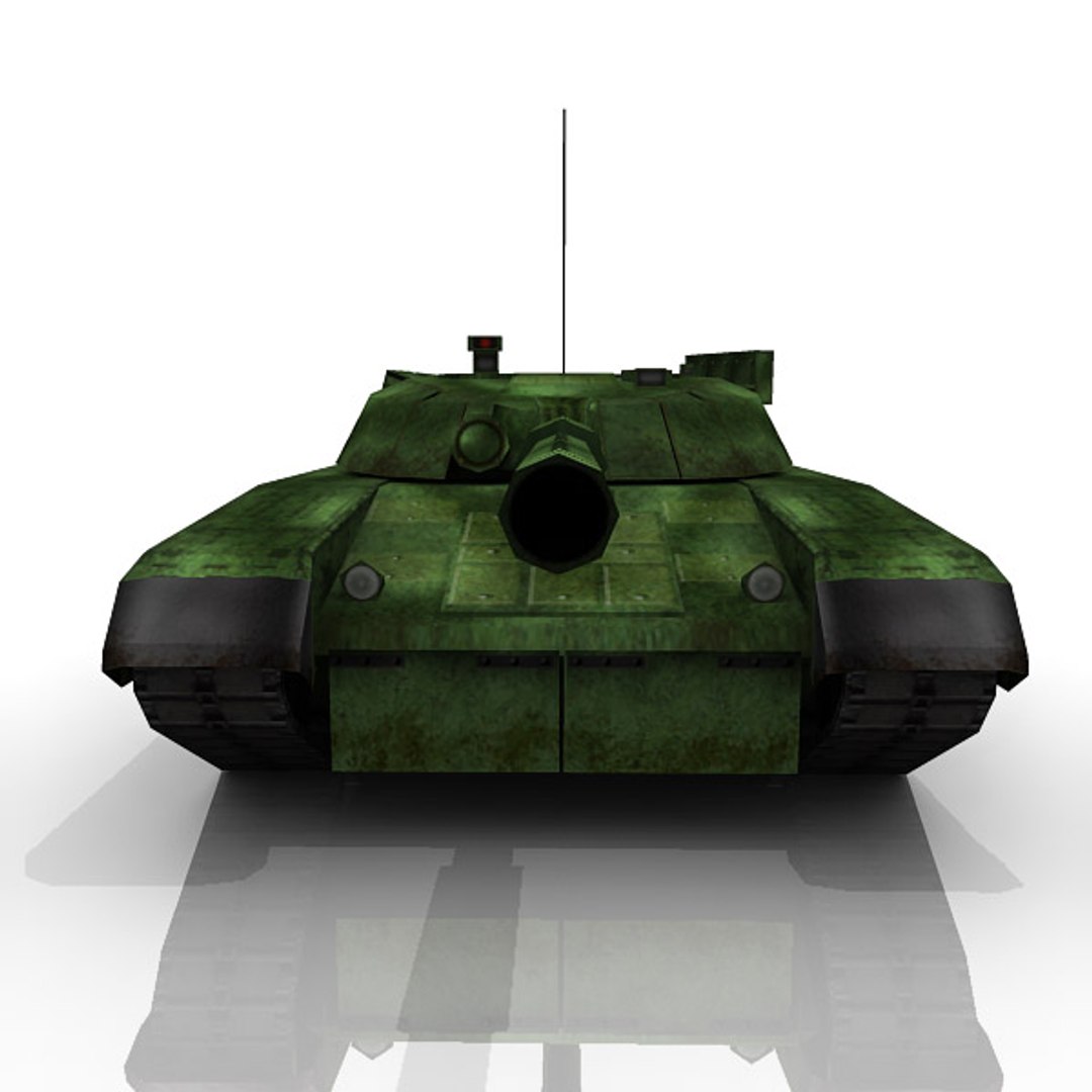 3d t-80 tank model