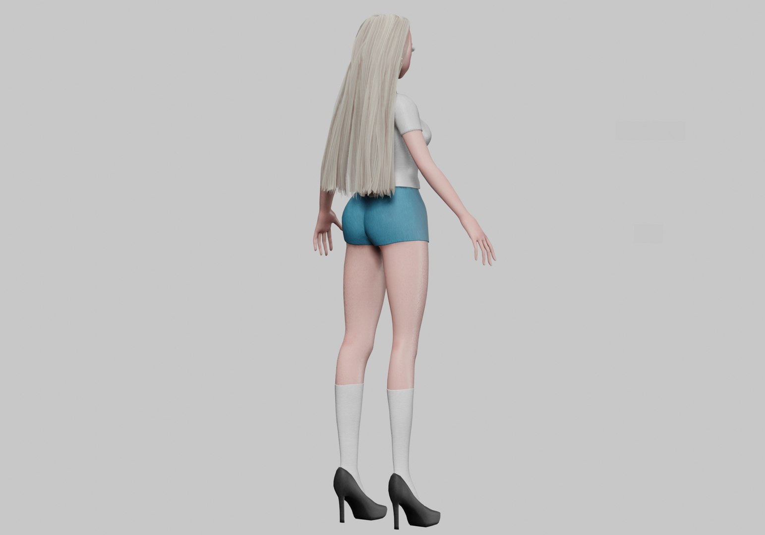3D Cute Young Girl V28864 - TurboSquid 2272061