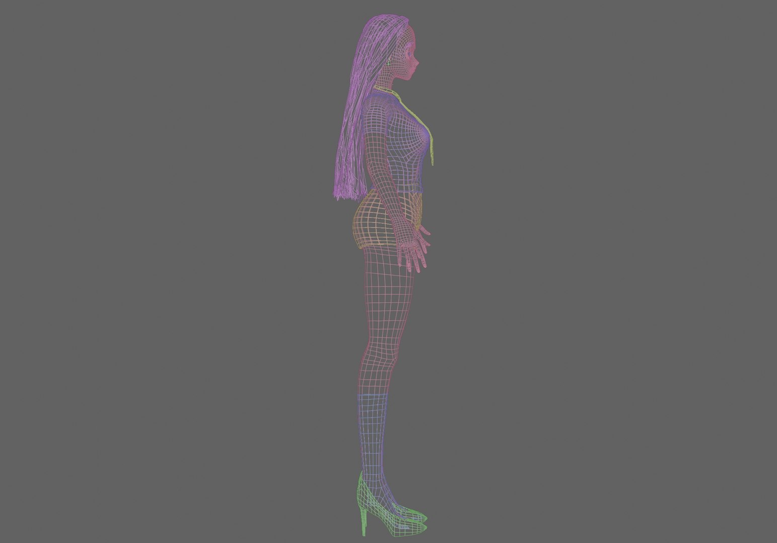 3D Cute Young Girl V28864 - TurboSquid 2272061