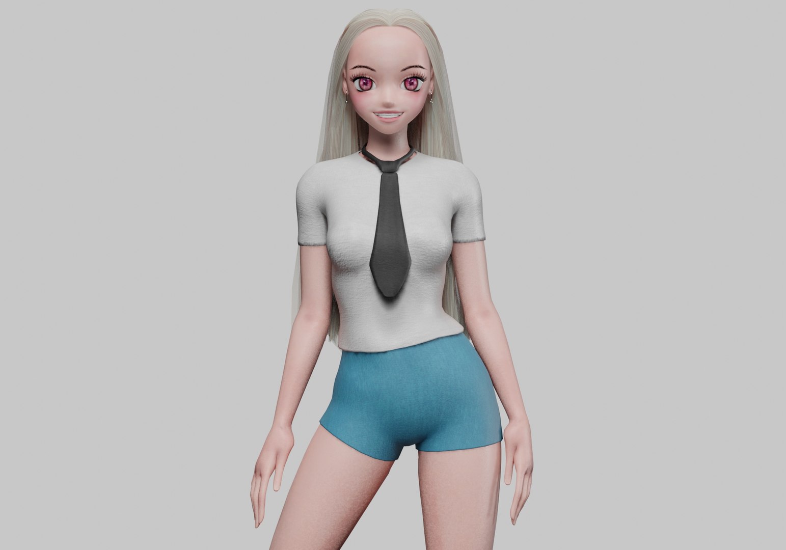 3D Cute Young Girl V28864 - TurboSquid 2272061