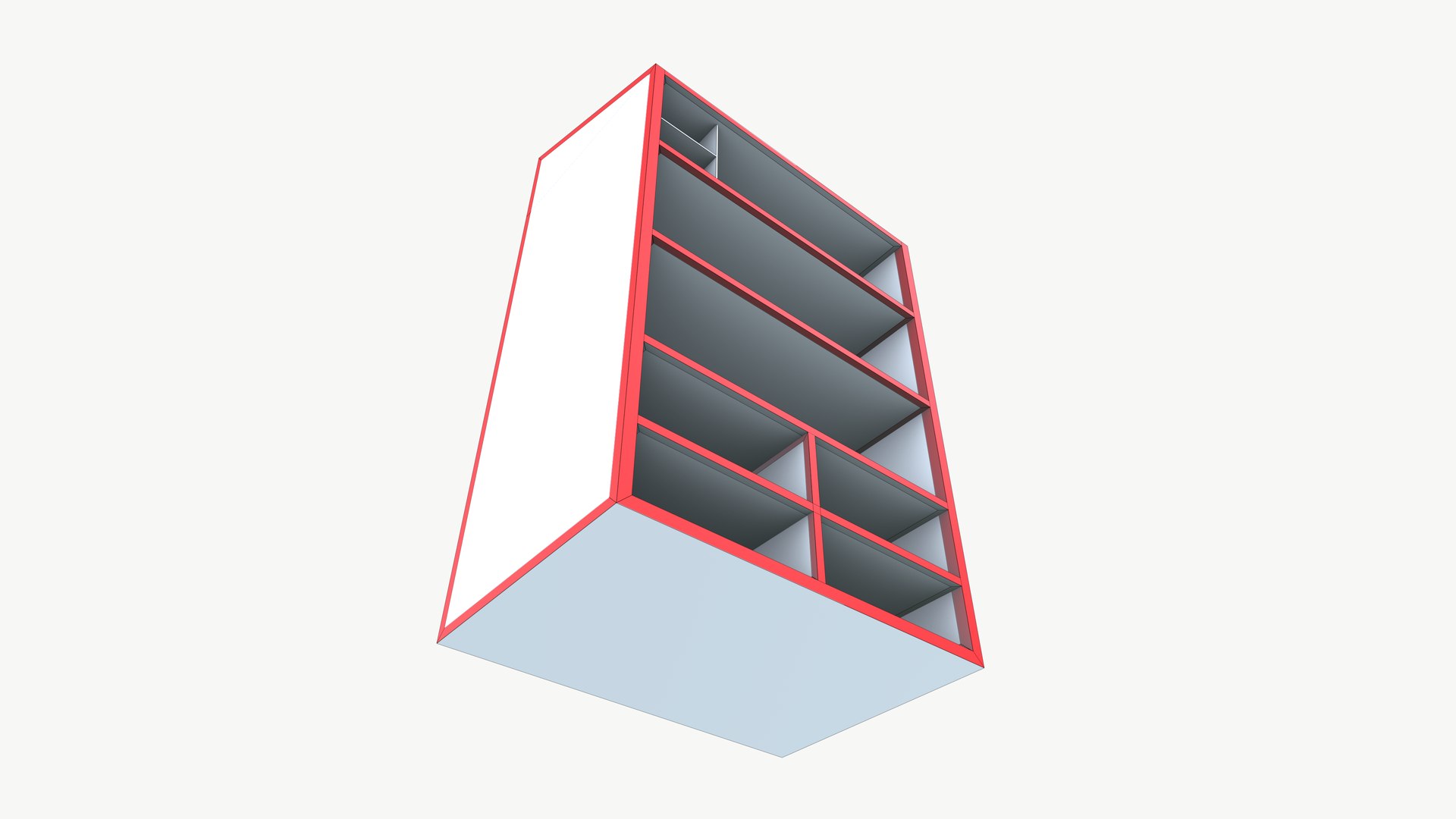 3D Plastic Rack - TurboSquid 2268818