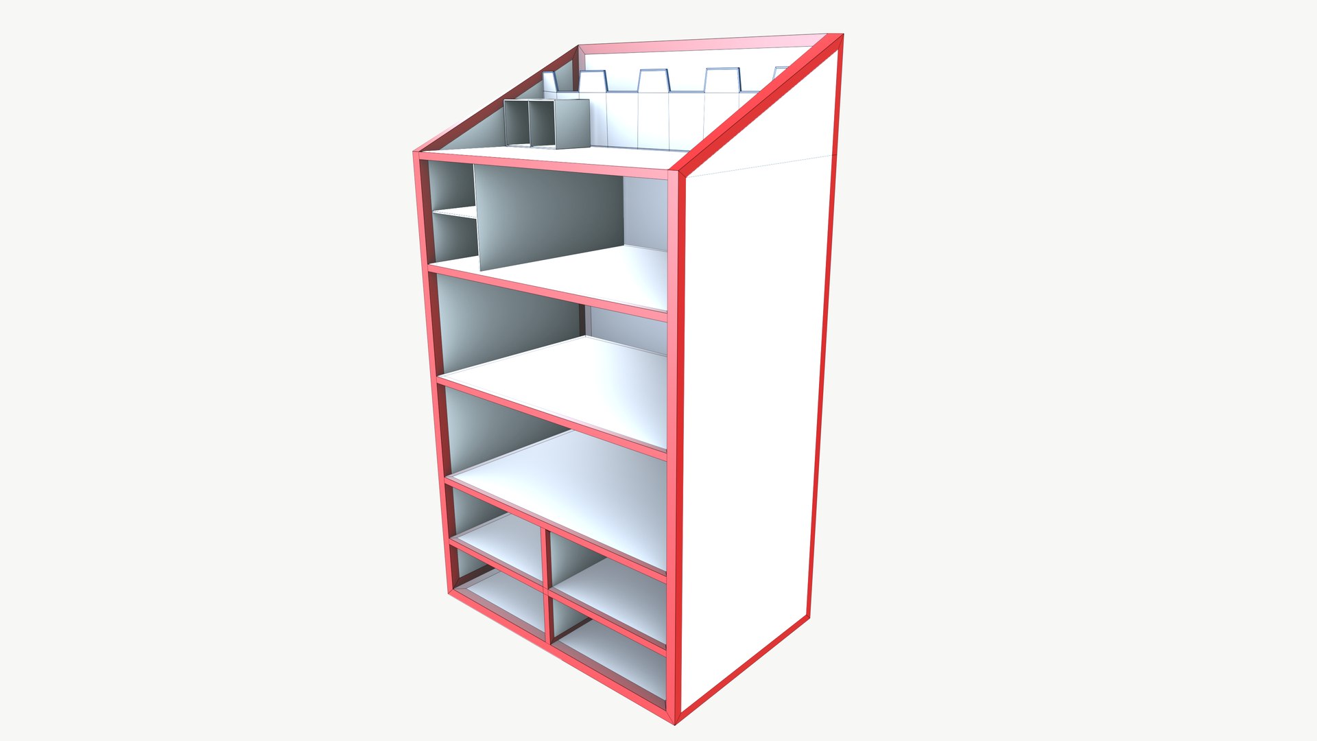 3D Plastic Rack - TurboSquid 2268818