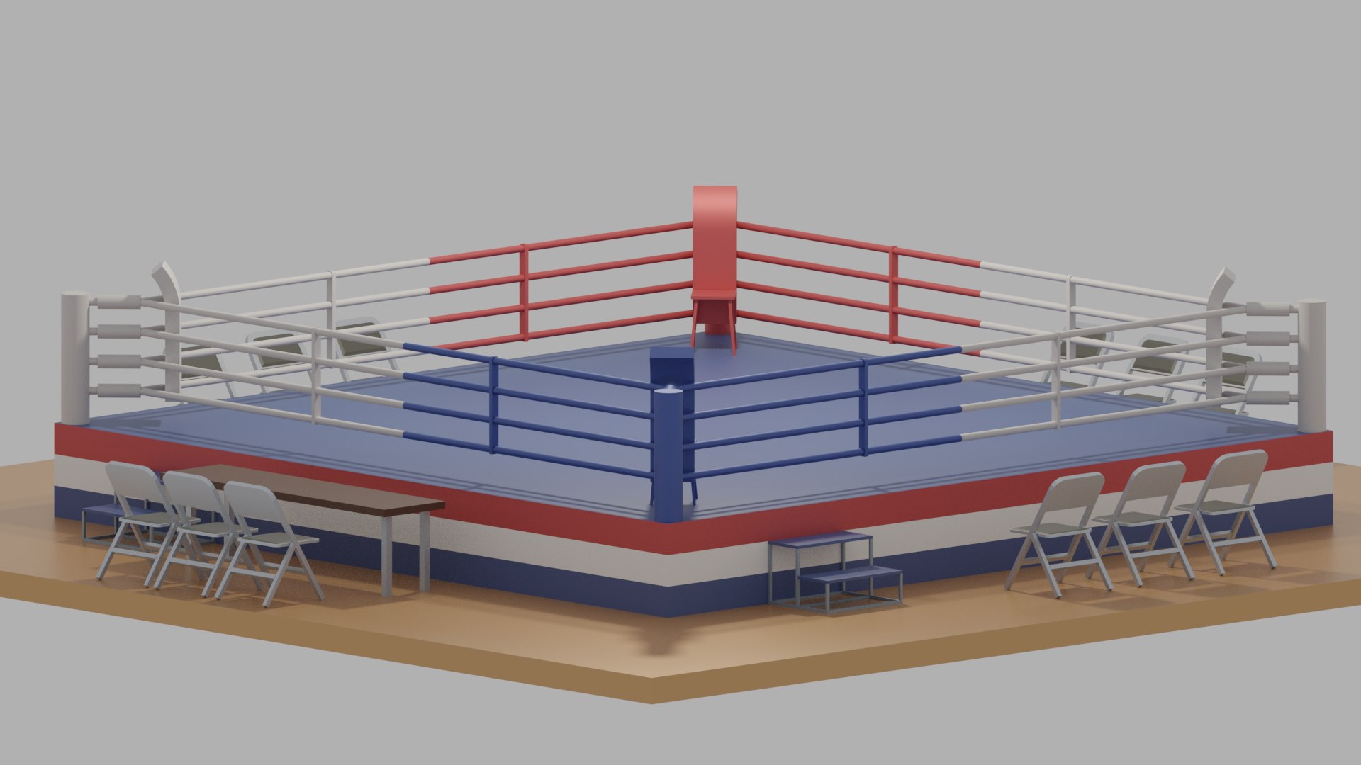 Boxing Ring Model - TurboSquid 1688855