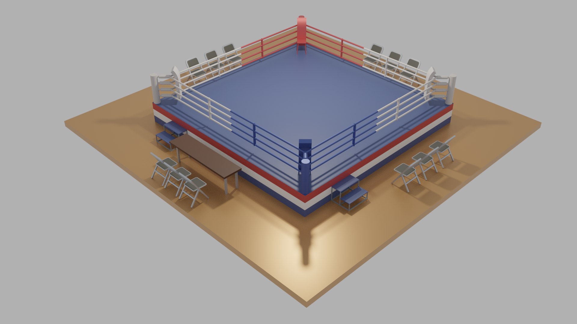 Boxing Ring Model - TurboSquid 1688855