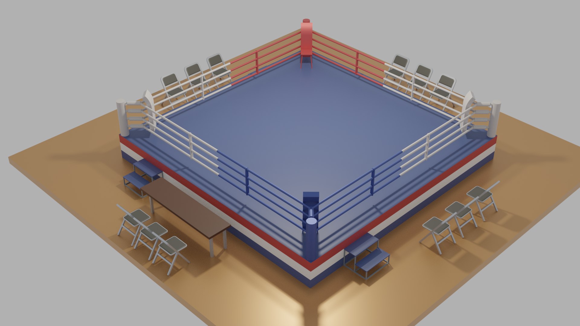 Boxing Ring Model - TurboSquid 1688855