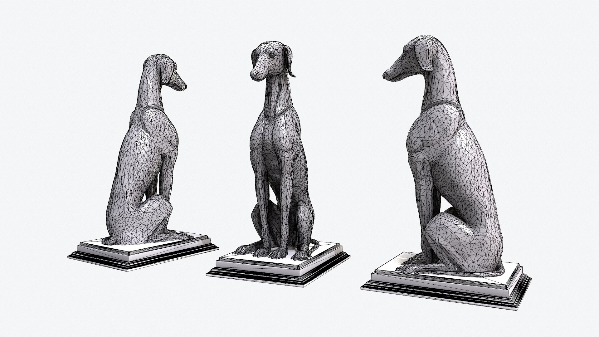 3D Dog Sculpture - TurboSquid 2158802