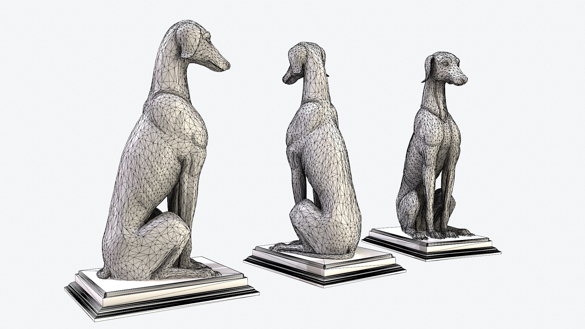 3D Dog Sculpture - TurboSquid 2158802