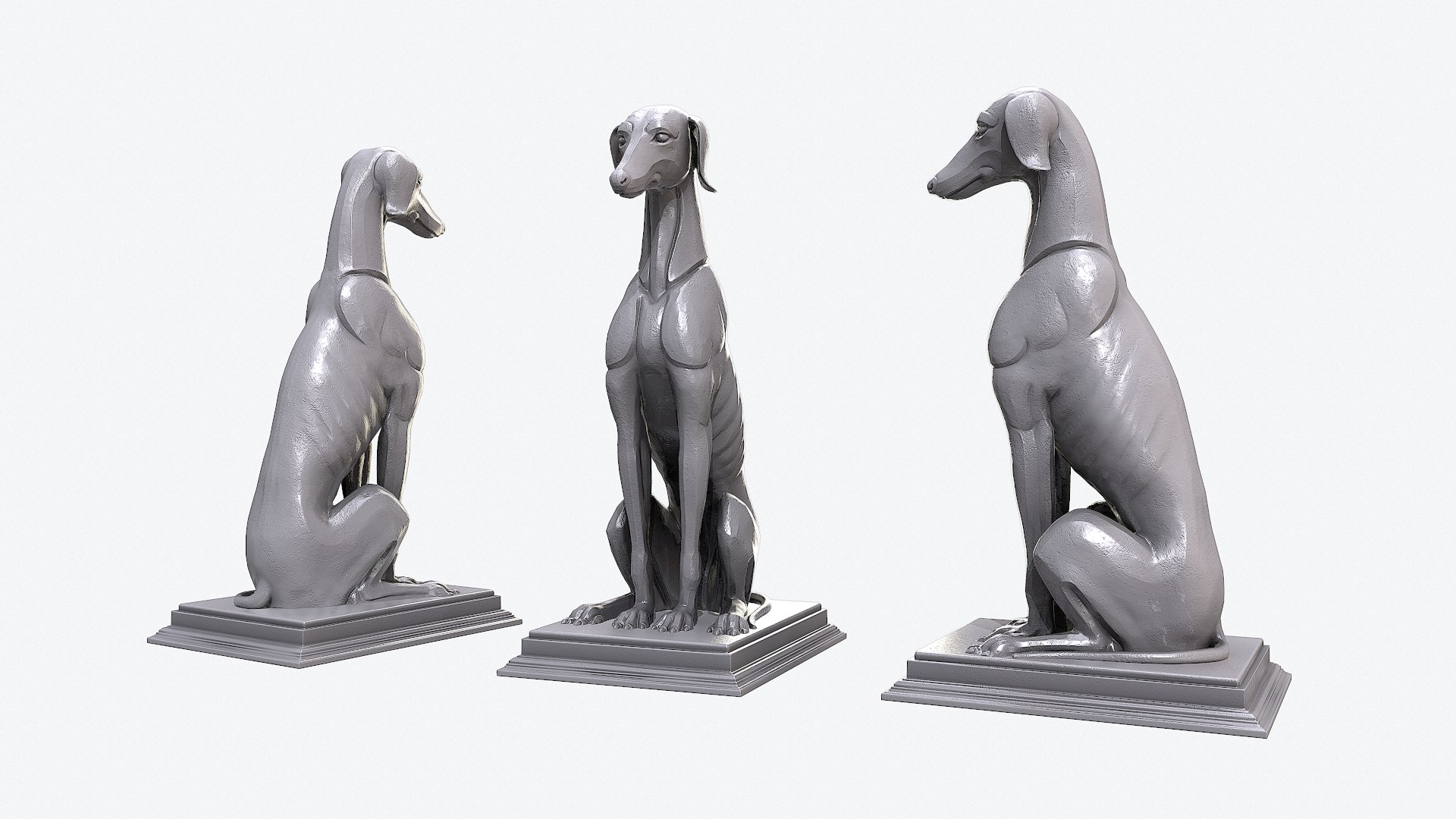 3D Dog Sculpture - TurboSquid 2158802