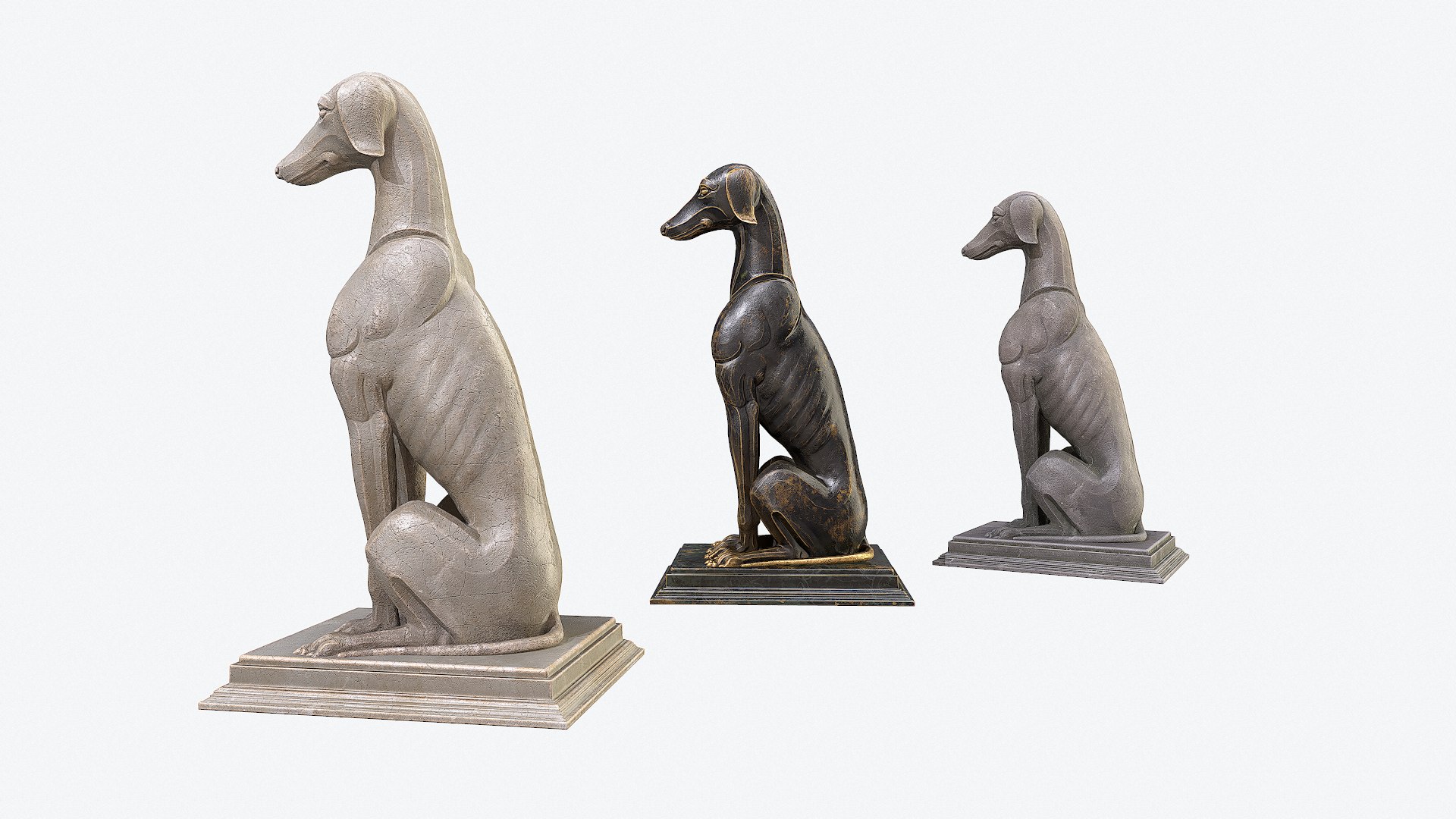 3D Dog Sculpture - TurboSquid 2158802