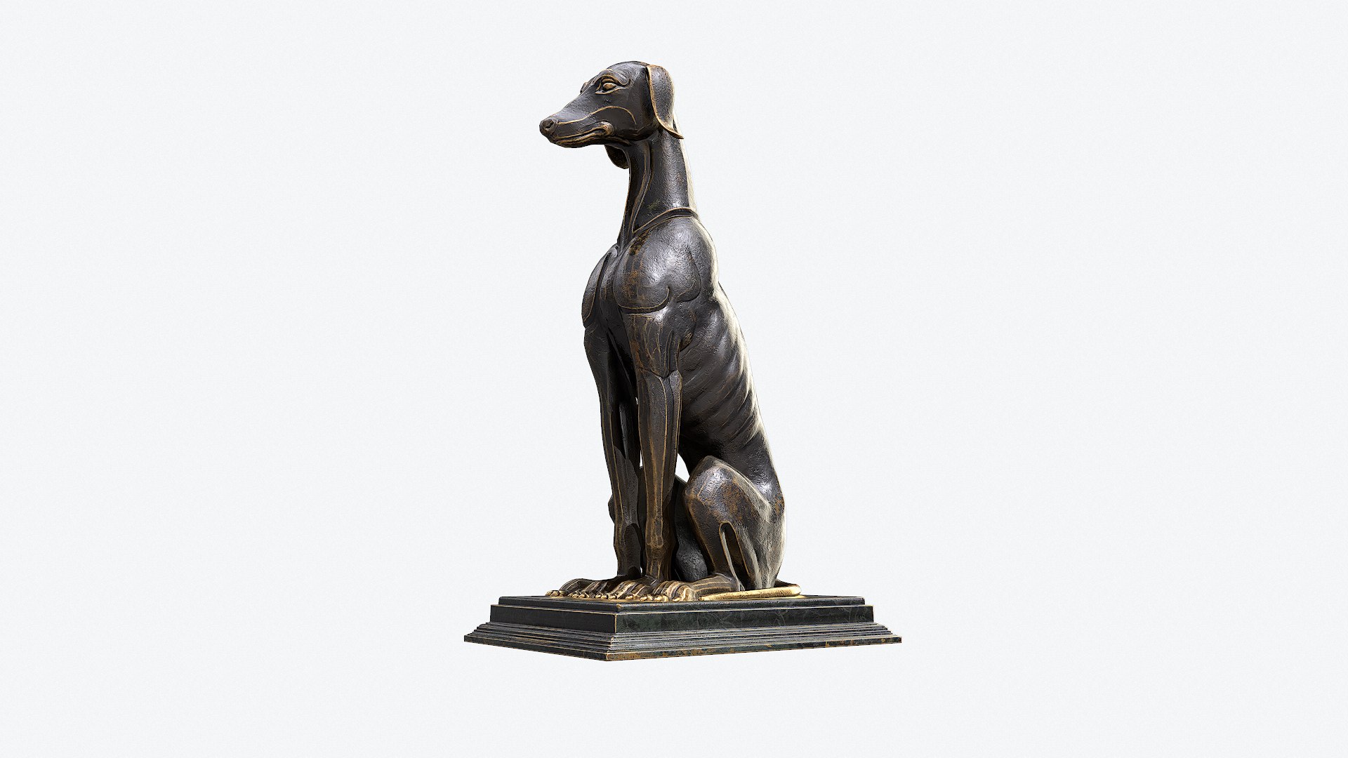 3D Dog Sculpture - TurboSquid 2158802