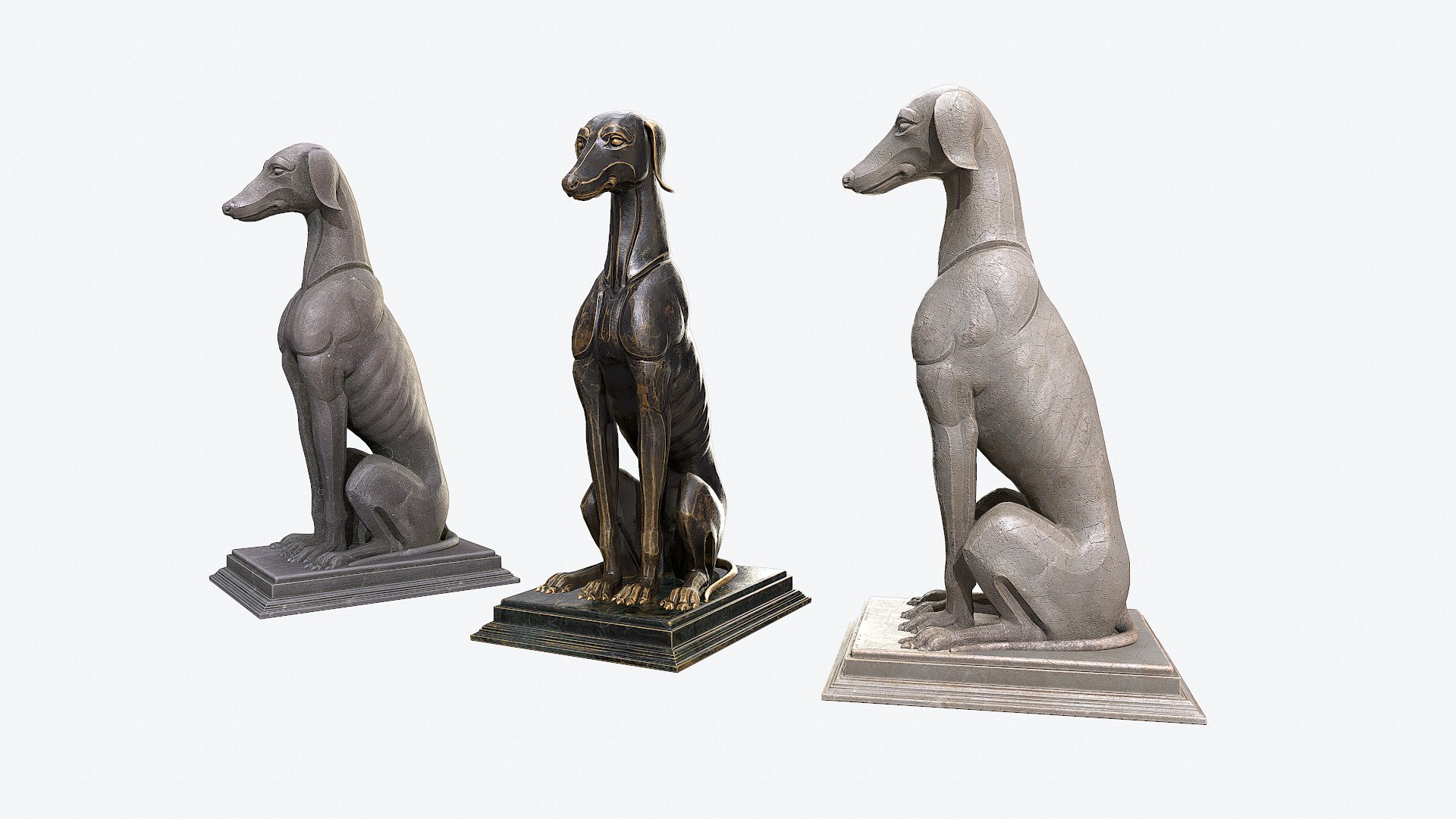 3D Dog Sculpture - TurboSquid 2158802