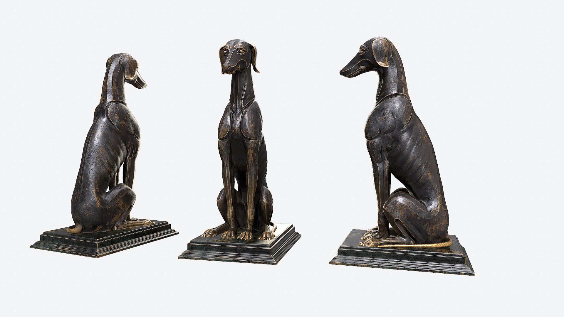 3D Dog Sculpture - TurboSquid 2158802