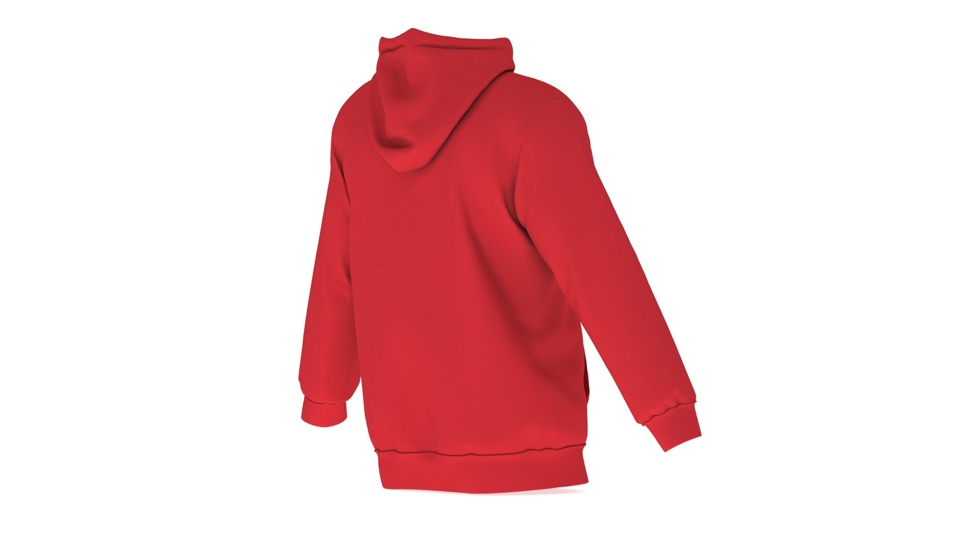 3D Hoodie Generic Red model - TurboSquid 2140027