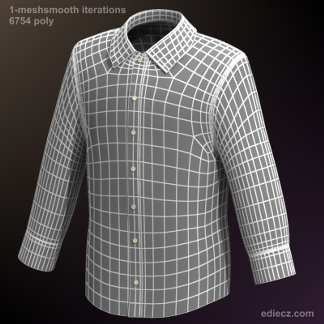 Mens Shirt 3d Model