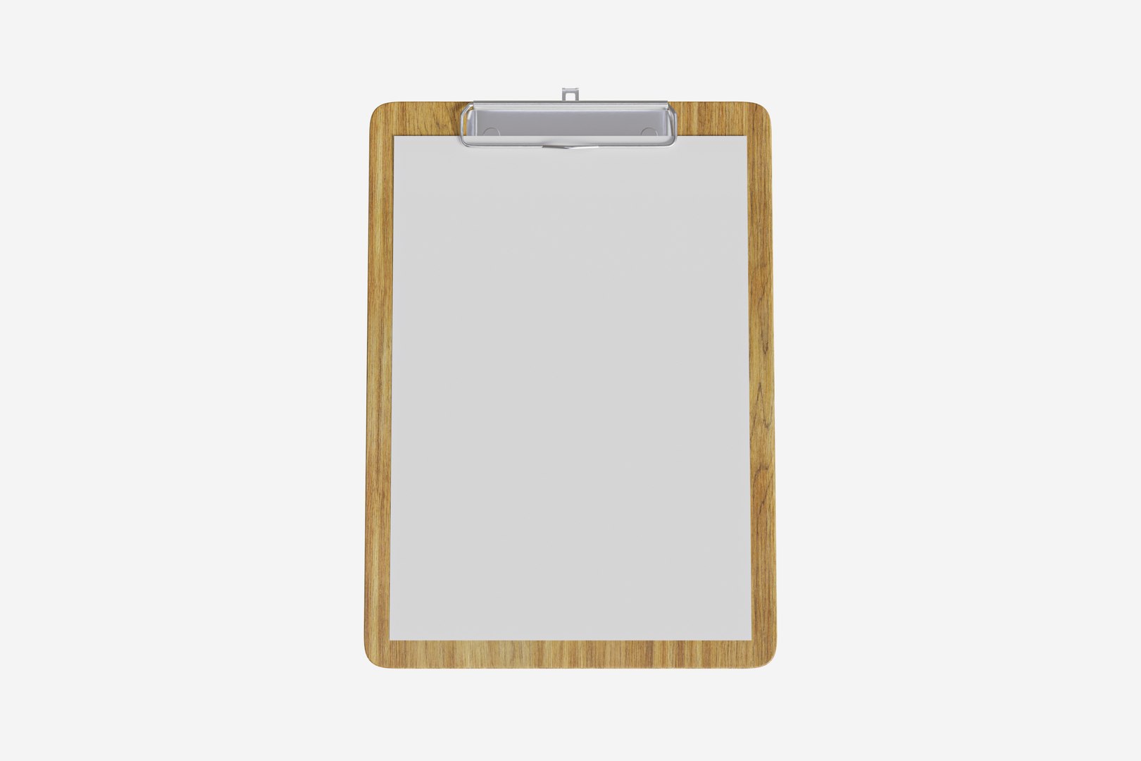 Clipboard Paper 3D Model - TurboSquid 2448865