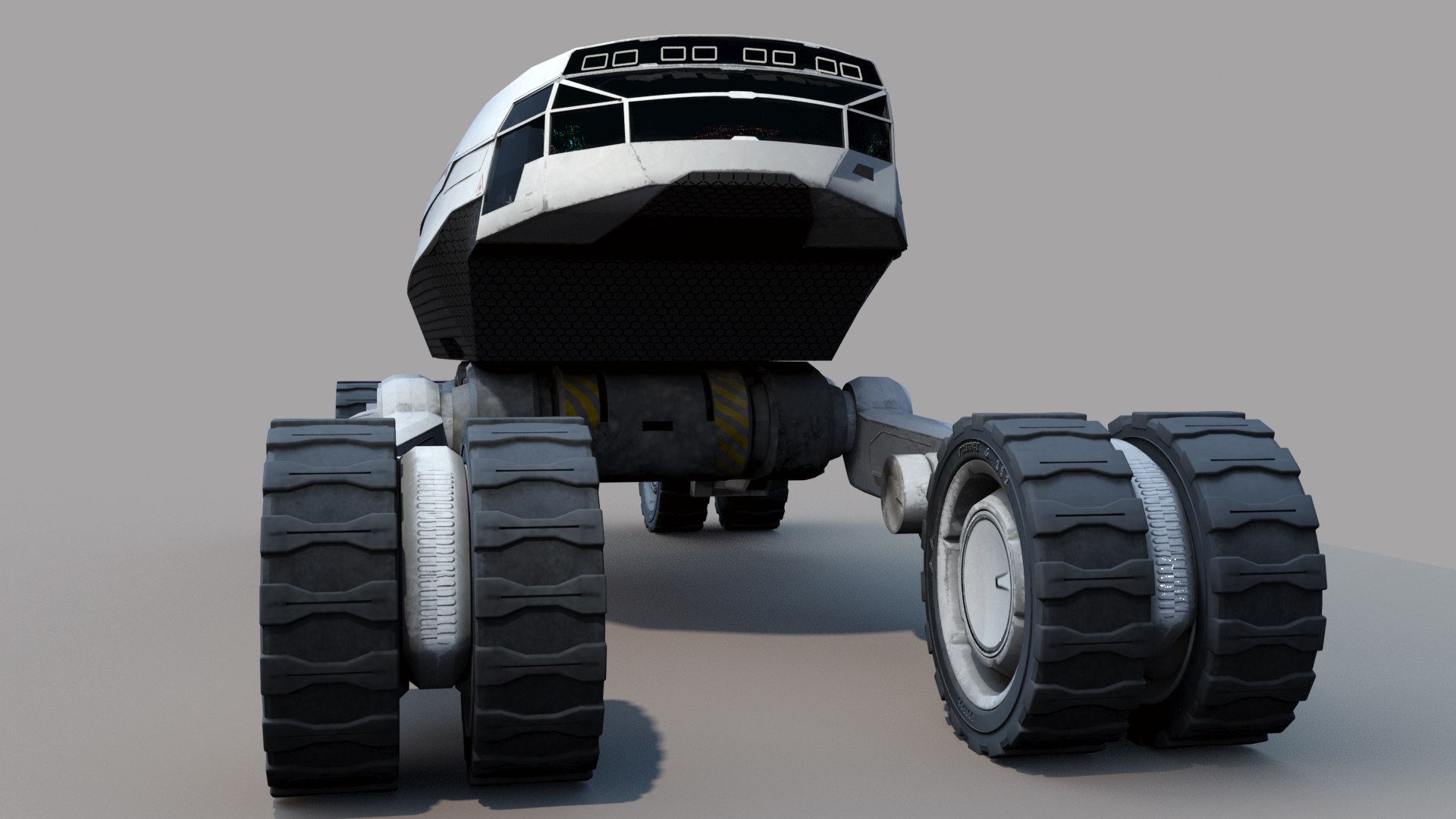 3D Science Fiction Cargo Vehicle Model - TurboSquid 1403892