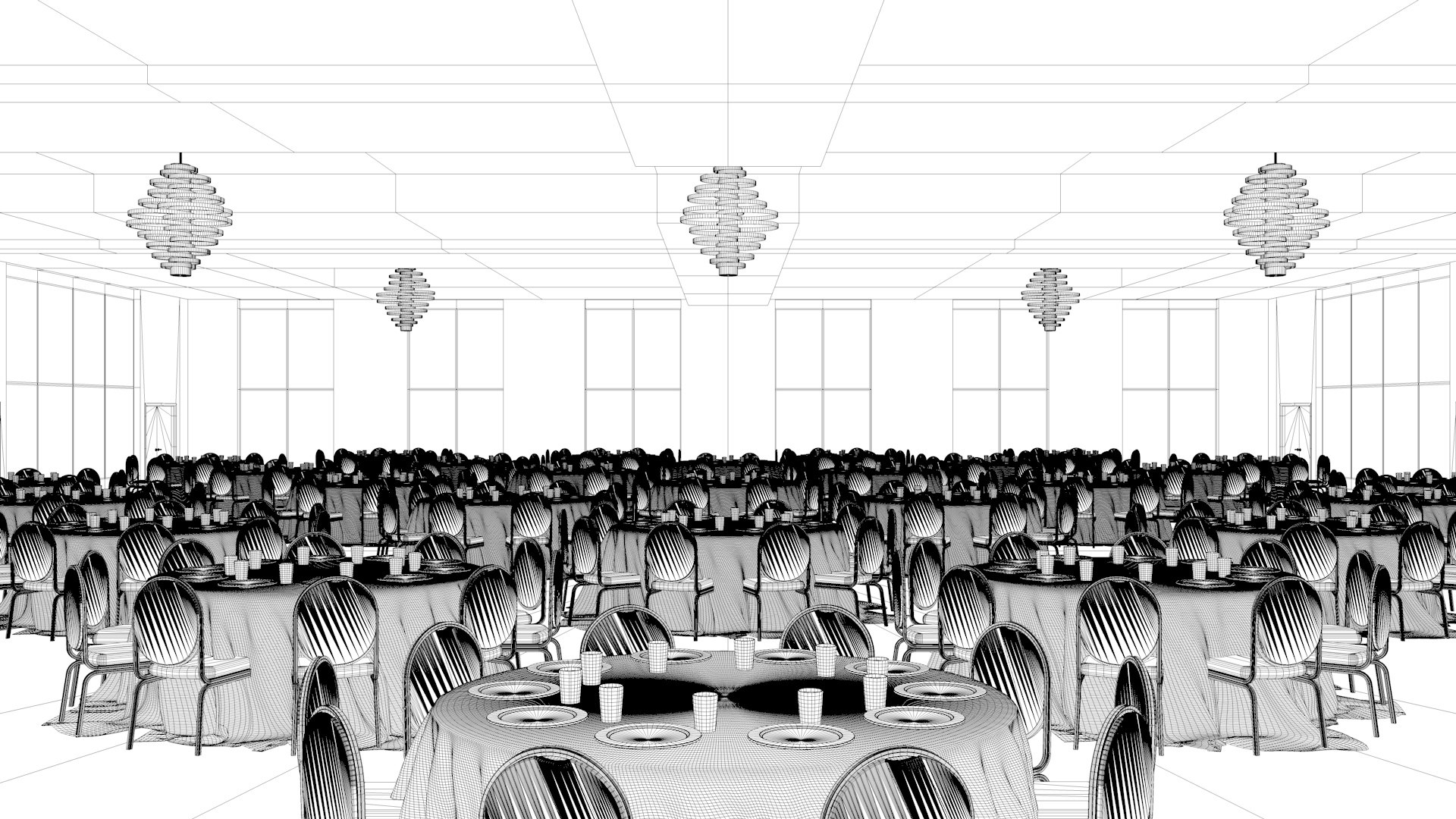 3D Ballroom 18 - TurboSquid 2187550