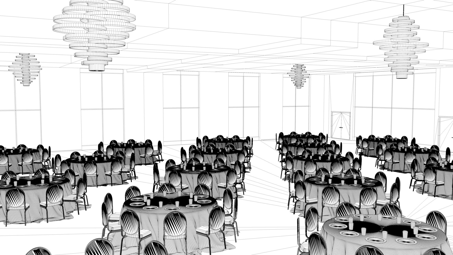 3D Ballroom 18 - TurboSquid 2187550