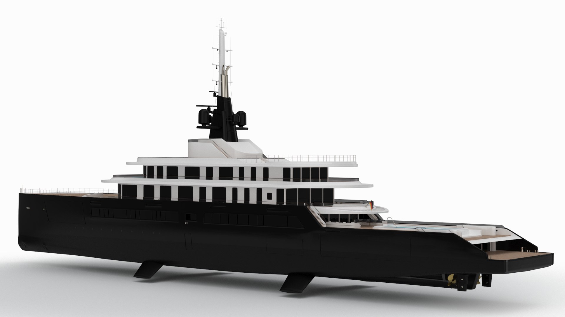 LivaO Superyacht 3D Model - TurboSquid 2348082