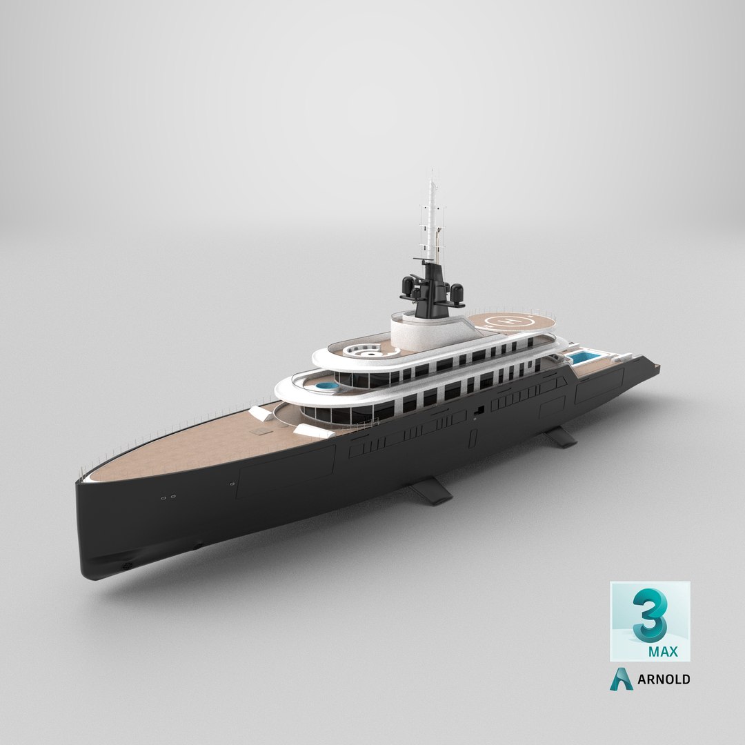 LivaO Superyacht(1) 3D Model - TurboSquid 2348082