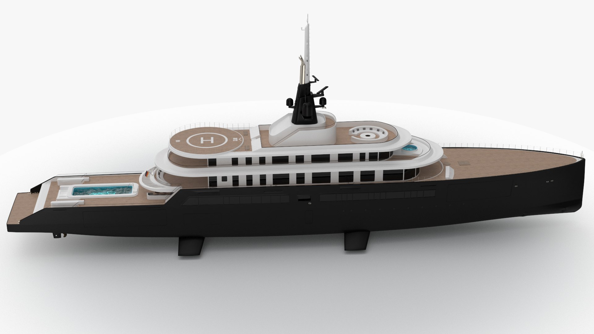 LivaO Superyacht 3D Model - TurboSquid 2348082