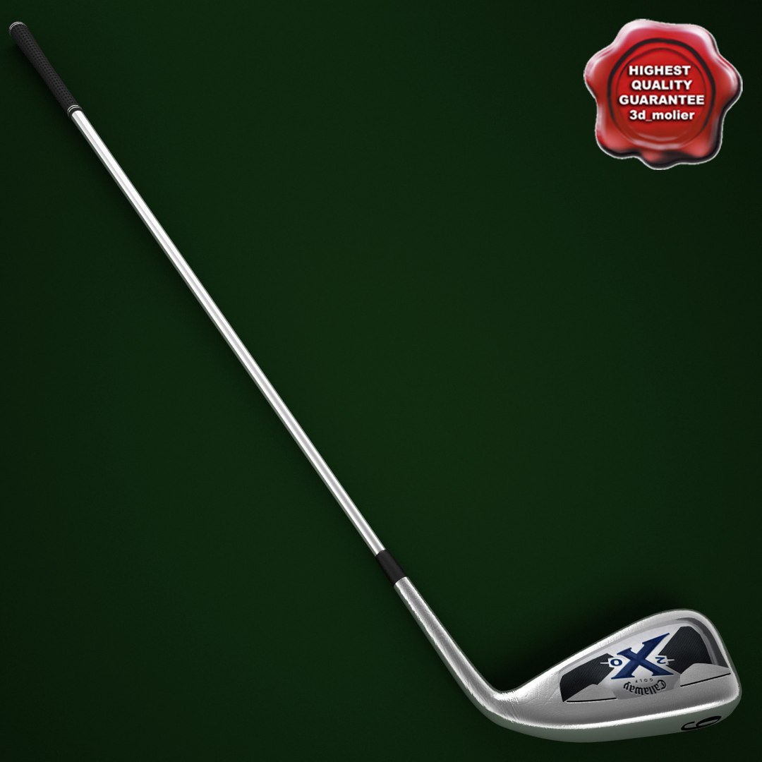 3d Model Golf Callaway X-20 Iron