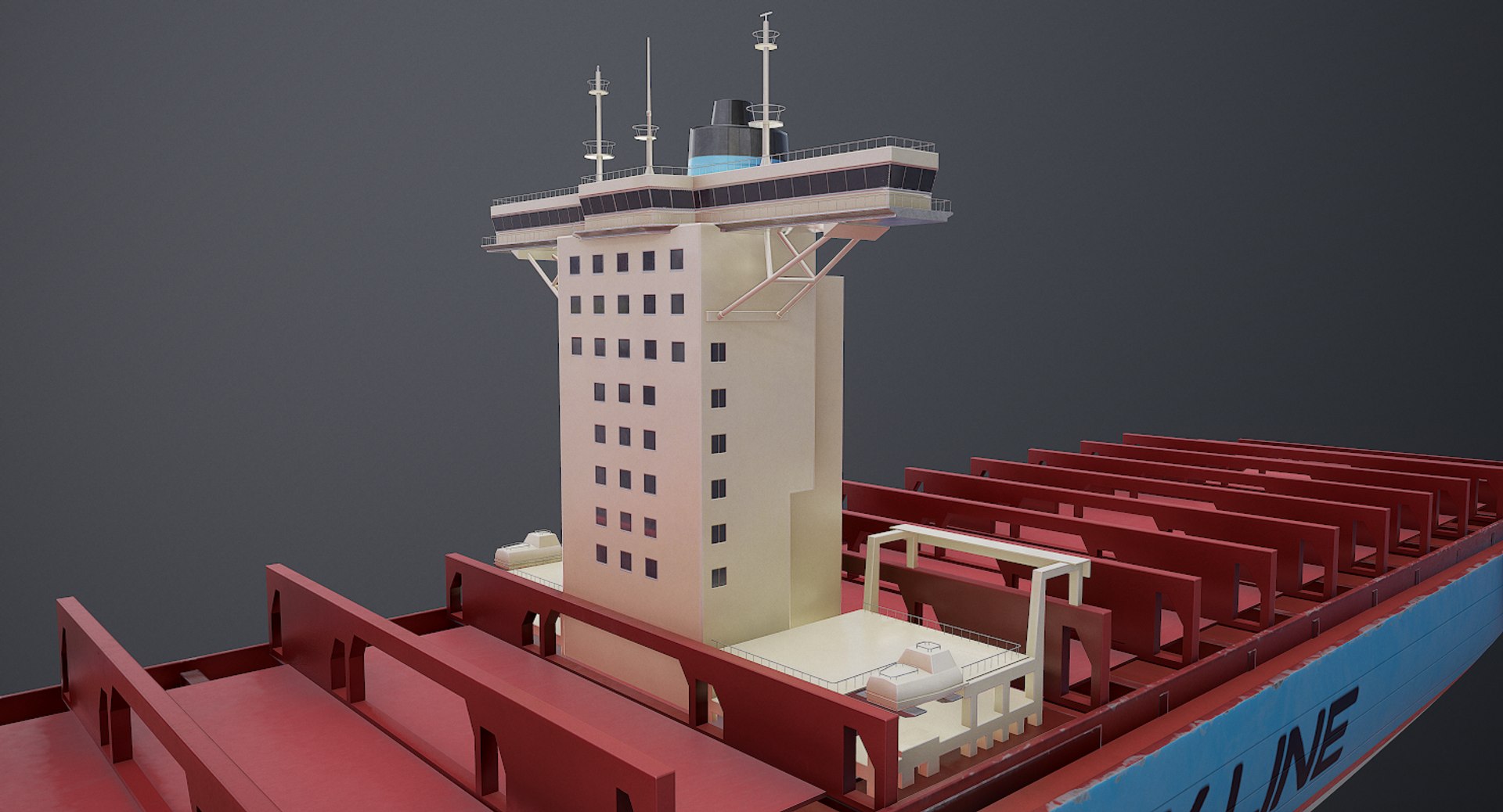 Container Ship Maersk Emma 3D Model - TurboSquid 1348494